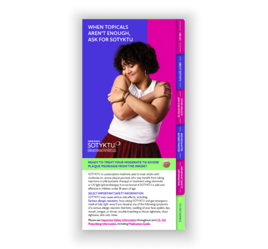 SOTYKTU® (deucravacitinib) Patient Resources | for HCPs